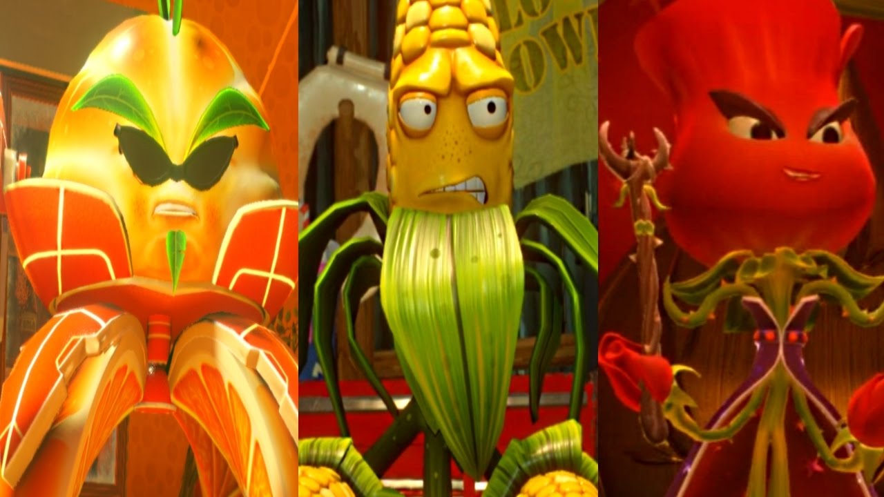 Pvz Garden Warfare 2 All Plants Hero Missions Citron Corn Rose Story Mode Youtube