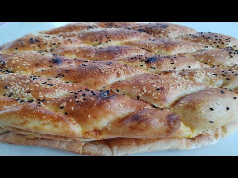 ‼️DIŞARIDAN ALMAYA SON ✋BEŞ DAKİKADA PİŞİRDİM❗PUF PUF TANDIR TADINDA RAMAZAN PİDESİ TARİFİ ❗