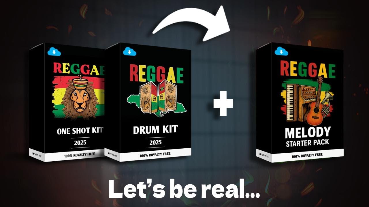 Reggae Drum Kit, Reggae One Shot Kit, Reggae Melody Starter Pack, Free ...