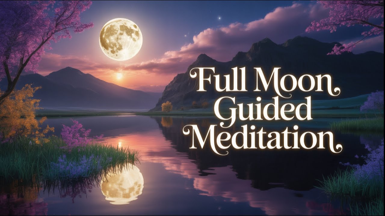 🌕Full Moon Awakening: A Guided Meditation & Affirmations for Renewal ...