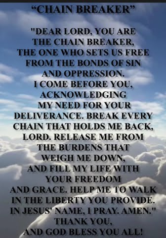 “Chain Breaker” – Prayer #jesus #bible #holyspirit #christianity #god ...