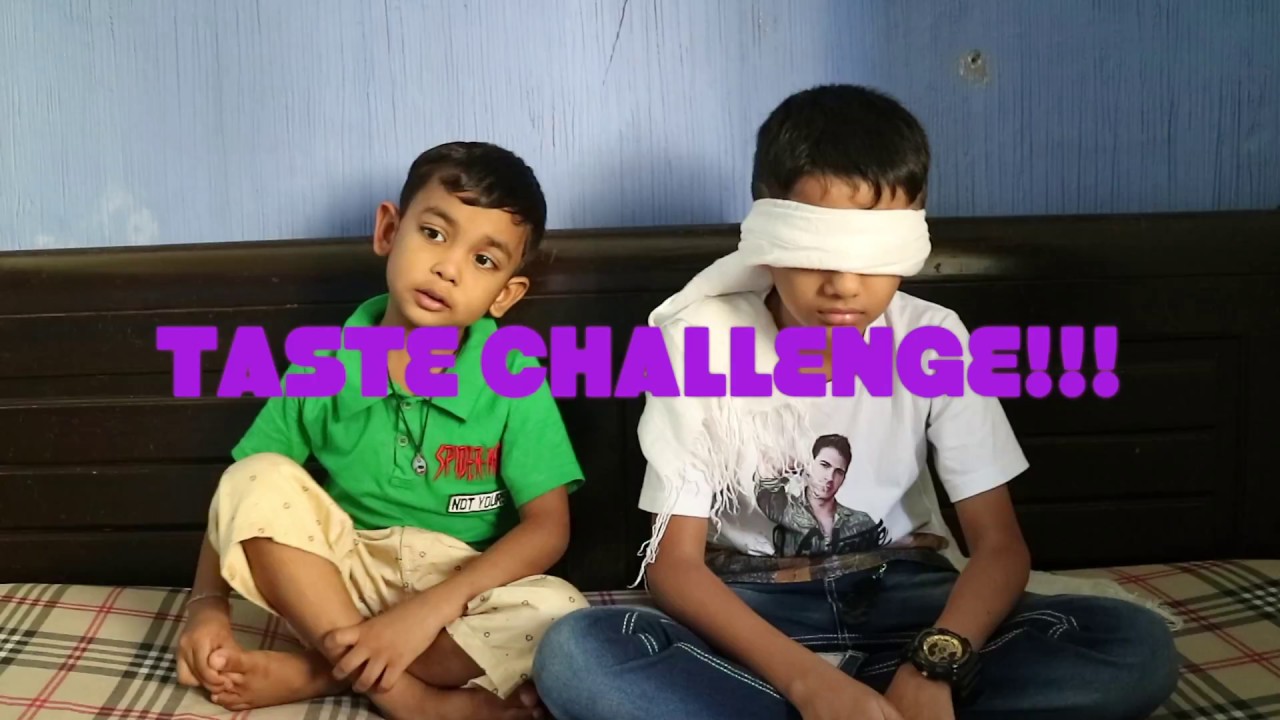 TASTE CHALLENGE | KIDS TASTING AND GUESSING FOOD CHALLENGE | SIBLING ...