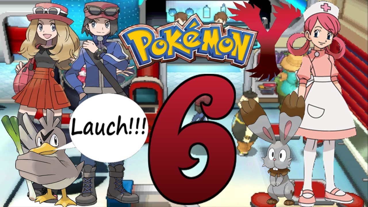 Let's Play Pokémon Y - Part 6: Lauch!!! - YouTube