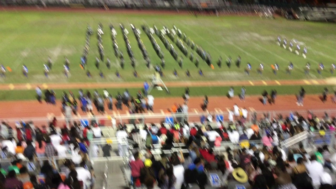 Dillard High School Marching Panthers at 2017 Bands up Guns down BOTB ...