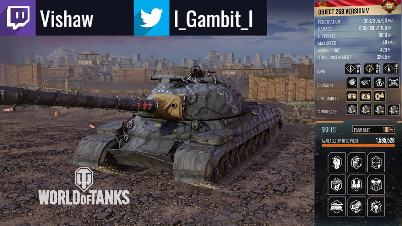 Object 268 Version 5 - 11K Direct Damage: WoT Console - World of Tanks ...