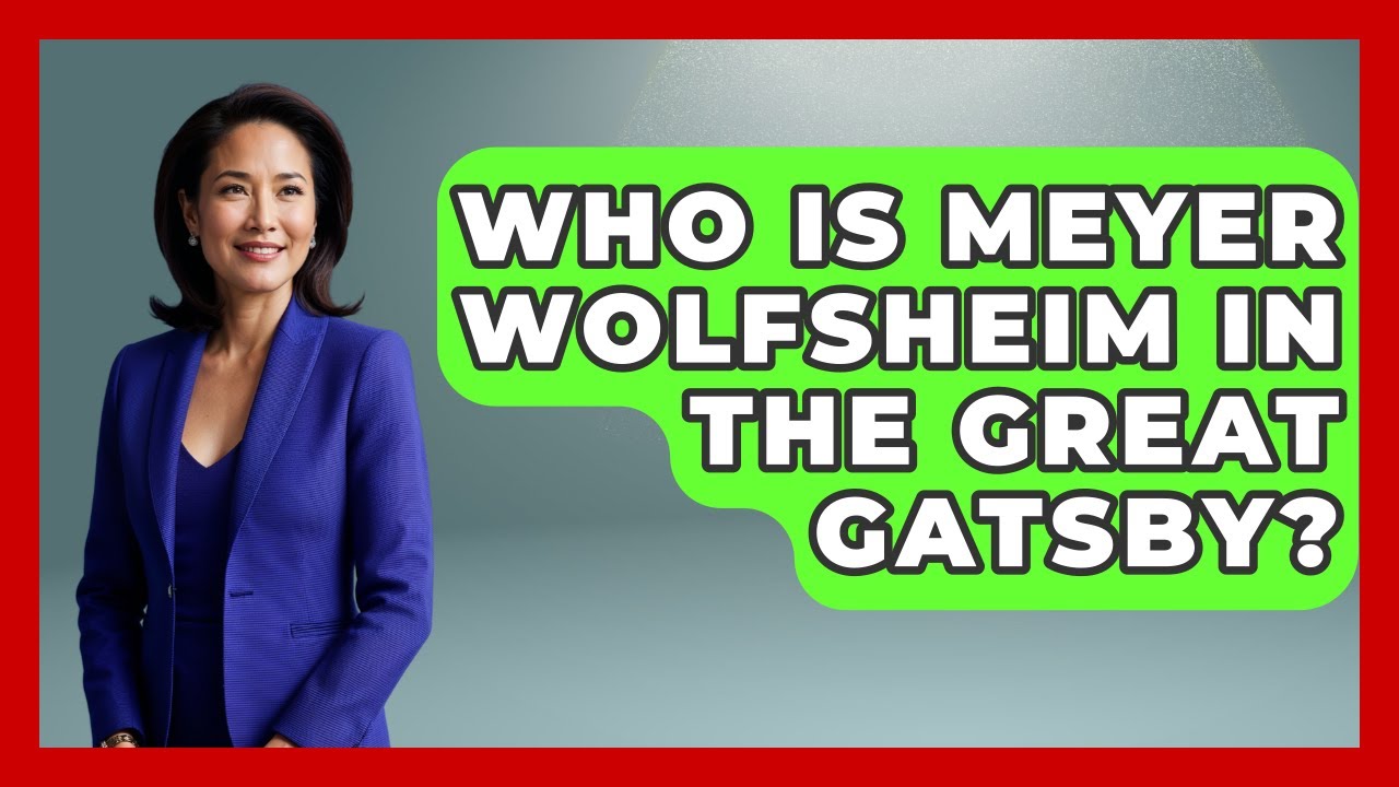 Who Is Meyer Wolfsheim In The Great Gatsby? - Literary Icons - YouTube