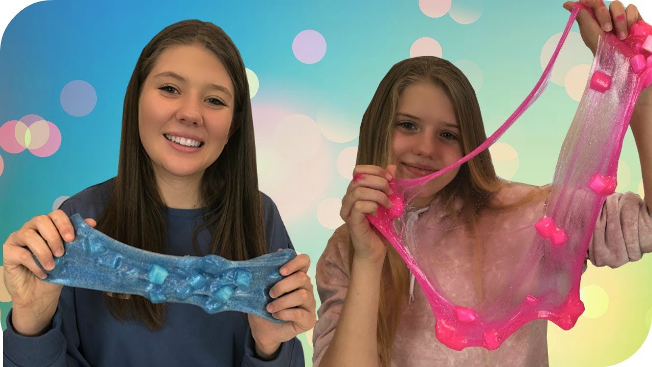 Jelly Cube Slime || Making Slime || Taylor and Vanessa - YouTube