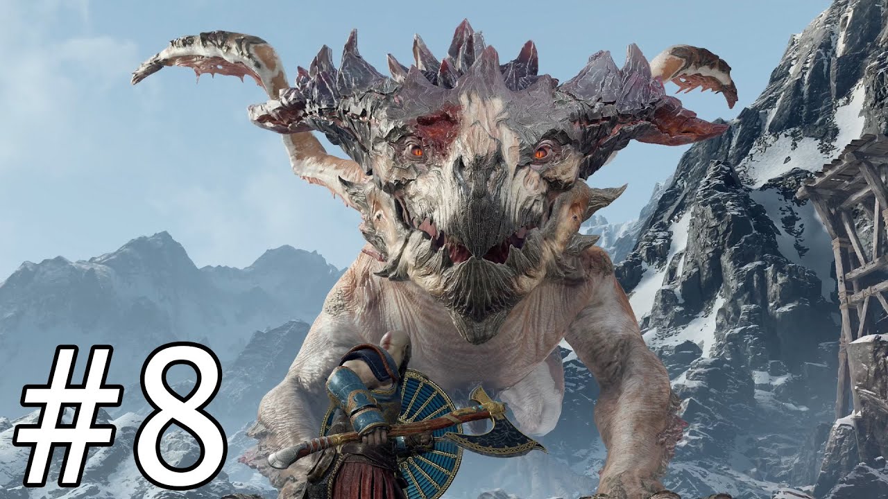 Defeating a Dragon | God of War 2018 Walkthrough #8 (No Commentary | 4K ...