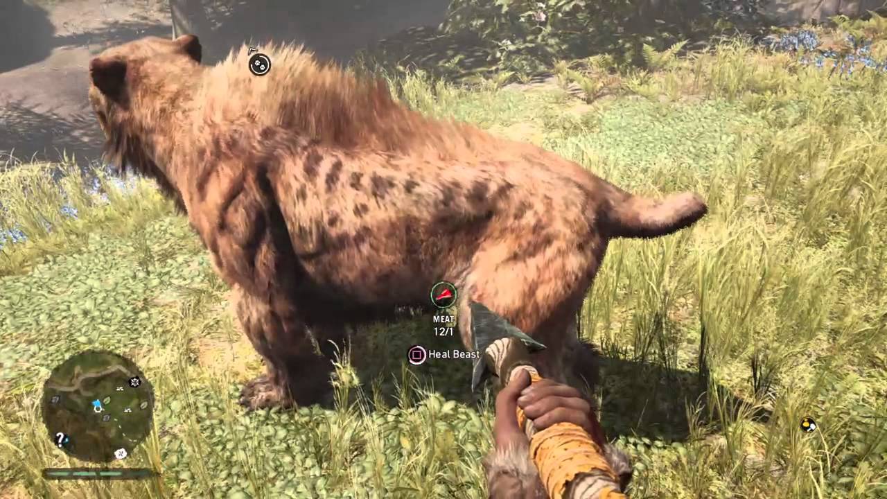 Far Cry® Primal I tamed a Sabertooth Tiger - YouTube