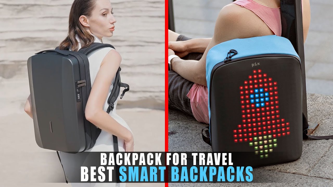 5 Best Smart Backpacks 2024 | Top Backpack for Travel - YouTube