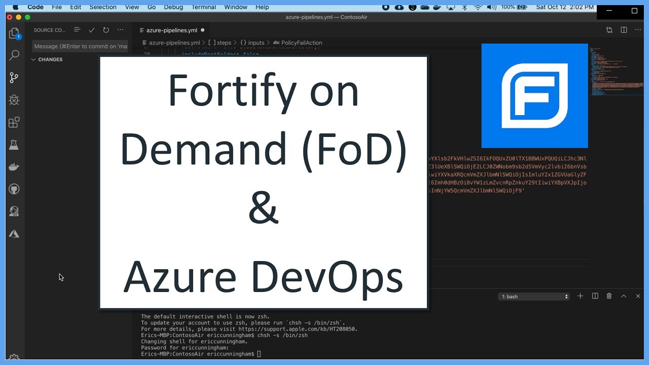 Fortify On Demand Azure Devops Features And Functionality Youtube