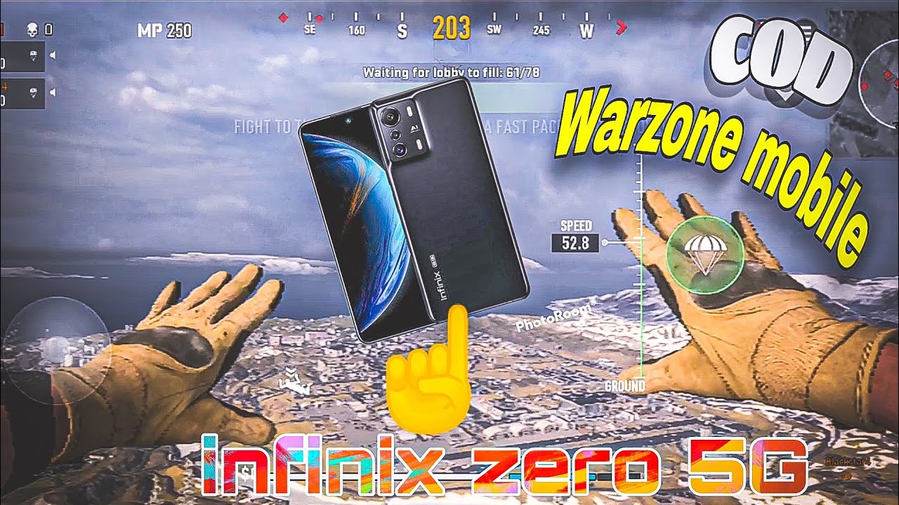 Warzone mobile first gameplay in infinix zero 5G ||cod warzone mobile ...