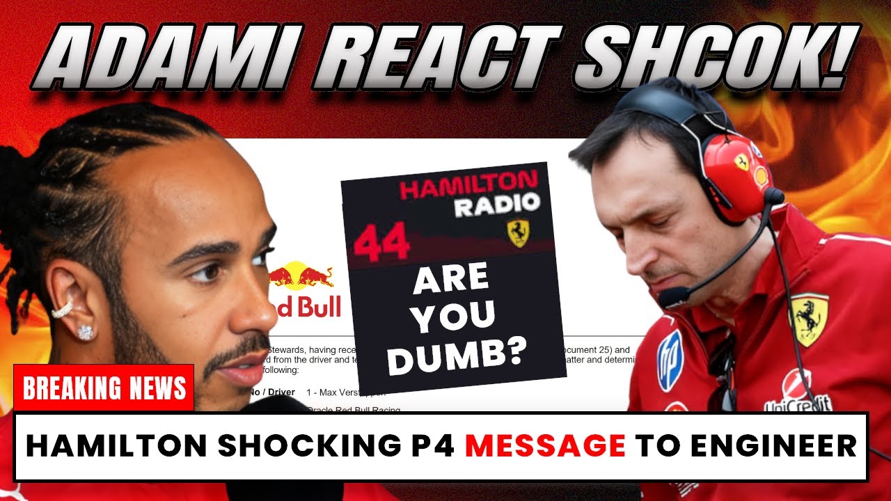 Lewis Hamilton SHOCKING P4 Message DESTROYS Engineer in Brutal Radio ...