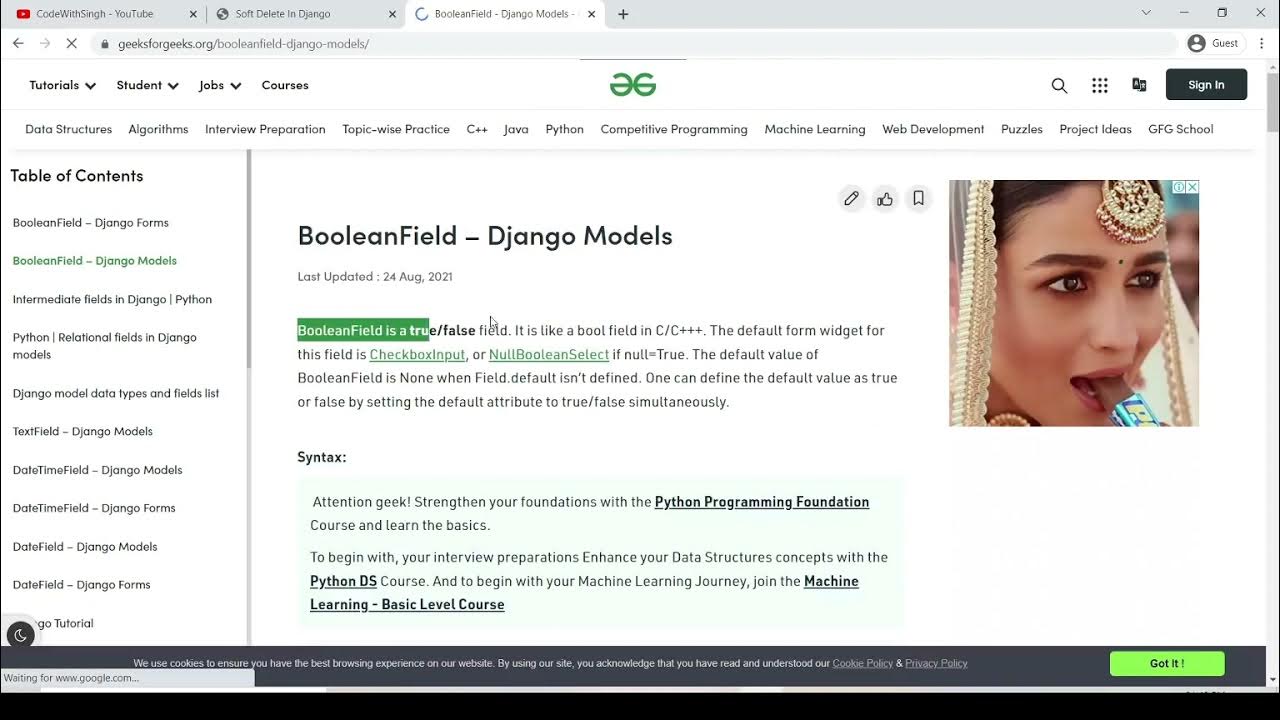 Django Soft Delete Tutorial In Hindi | CodeWithSingh - YouTube