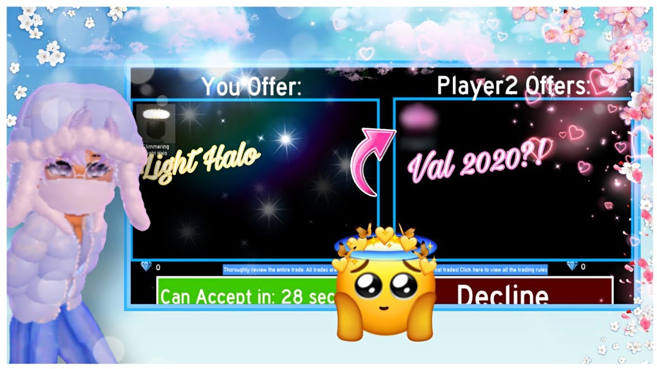 I Traded My Glimmering Light Halo *No Regrets*| Roblox Royale High ...