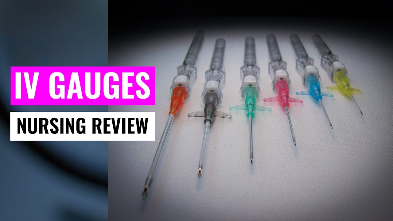 IV Gauge Sizes Mnemonic Nursing Review 24G 22G 20G 18G 16G 14G