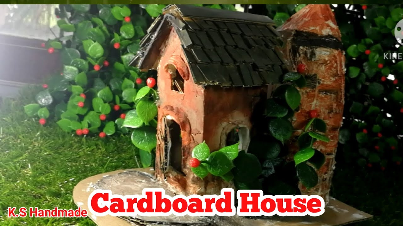How to Build a Simple Cardboard House for a School Project /K.S ...
