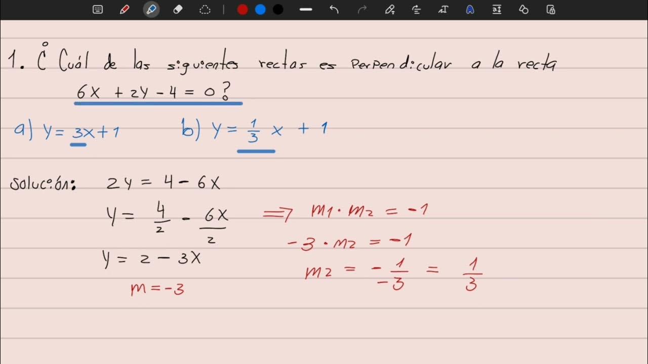 halla-la-recta-que-es-perpendicular-a-la-recta-6x-2y-4-0-youtube