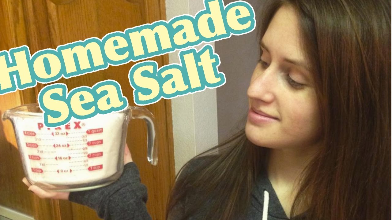 Making Our Own Sea Salt - YouTube