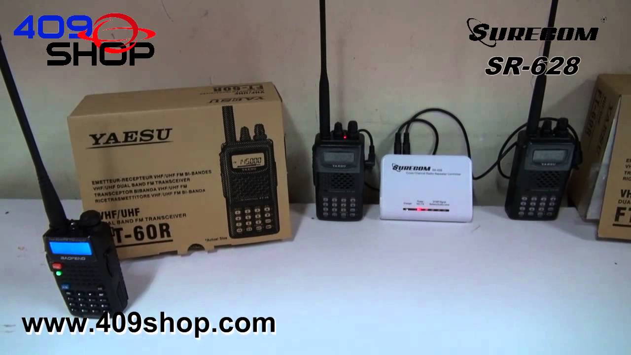 SURECOM SR-628 cross band Duplex Repeater Controller - YouTube