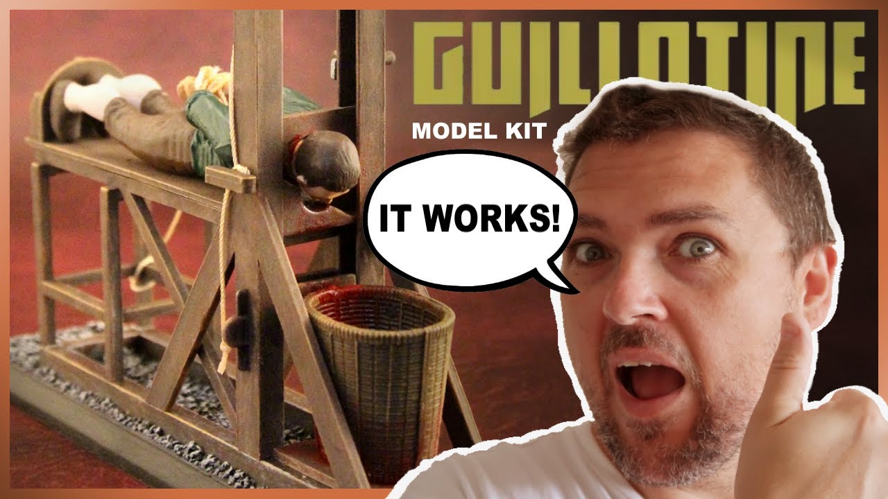 Guillotine Styrene Model From Polar Lights Build - YouTube