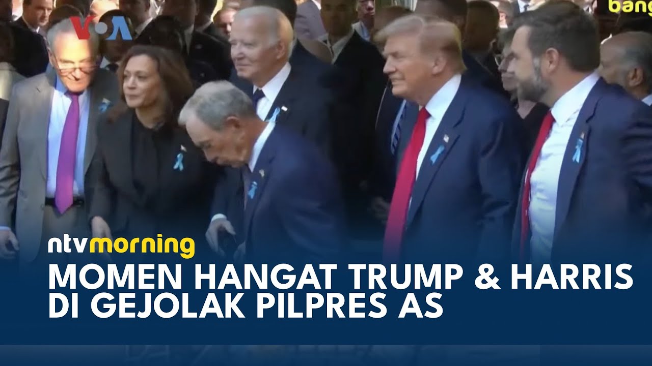 Pilpres Amerika Serikat, Trump dan Harris Bertemu di Memorial 9 ...