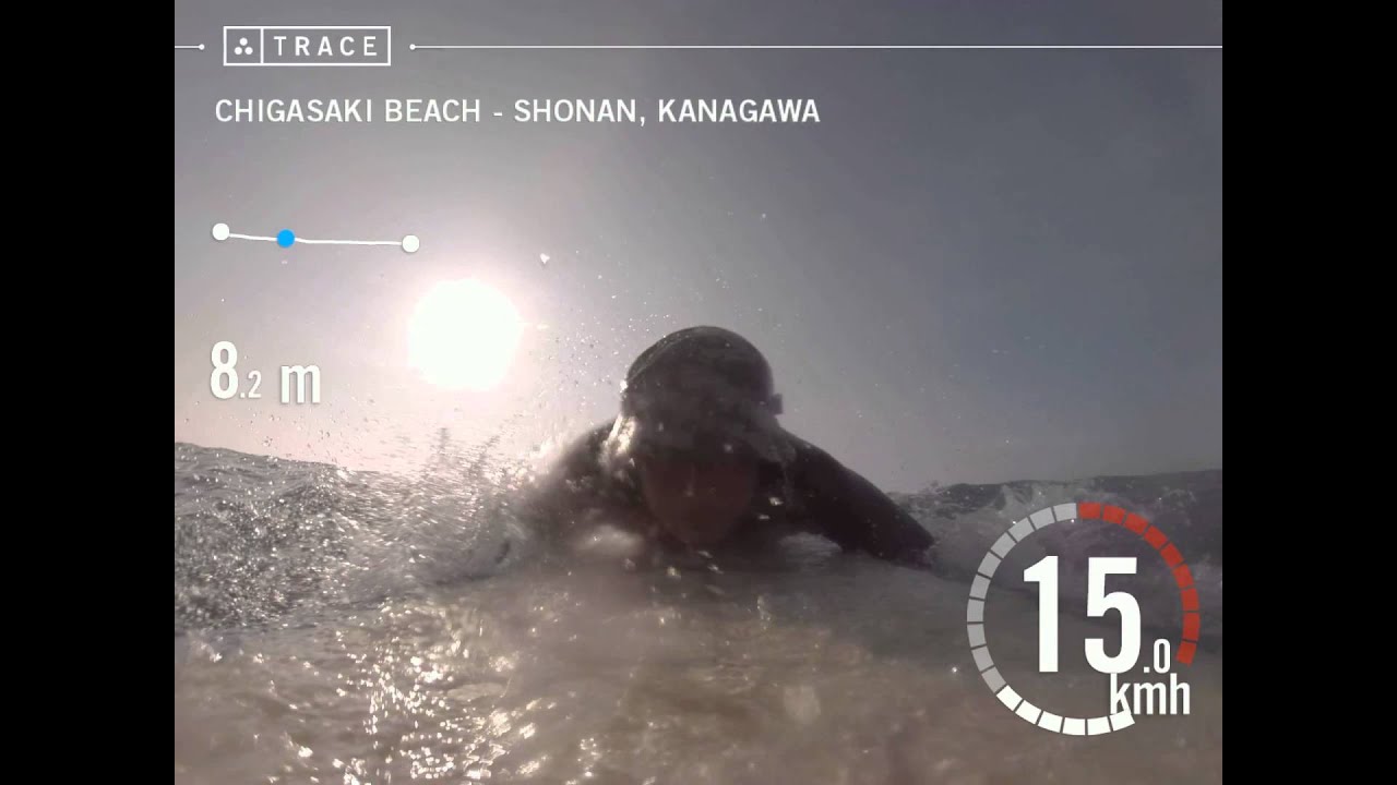 Trace: Surfing - Keiju Kita at Chigasaki Beach - Shonan - YouTube
