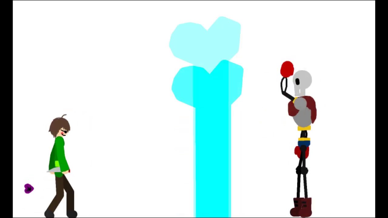 undertale chara vs undyne muffet e papyrus - YouTube
