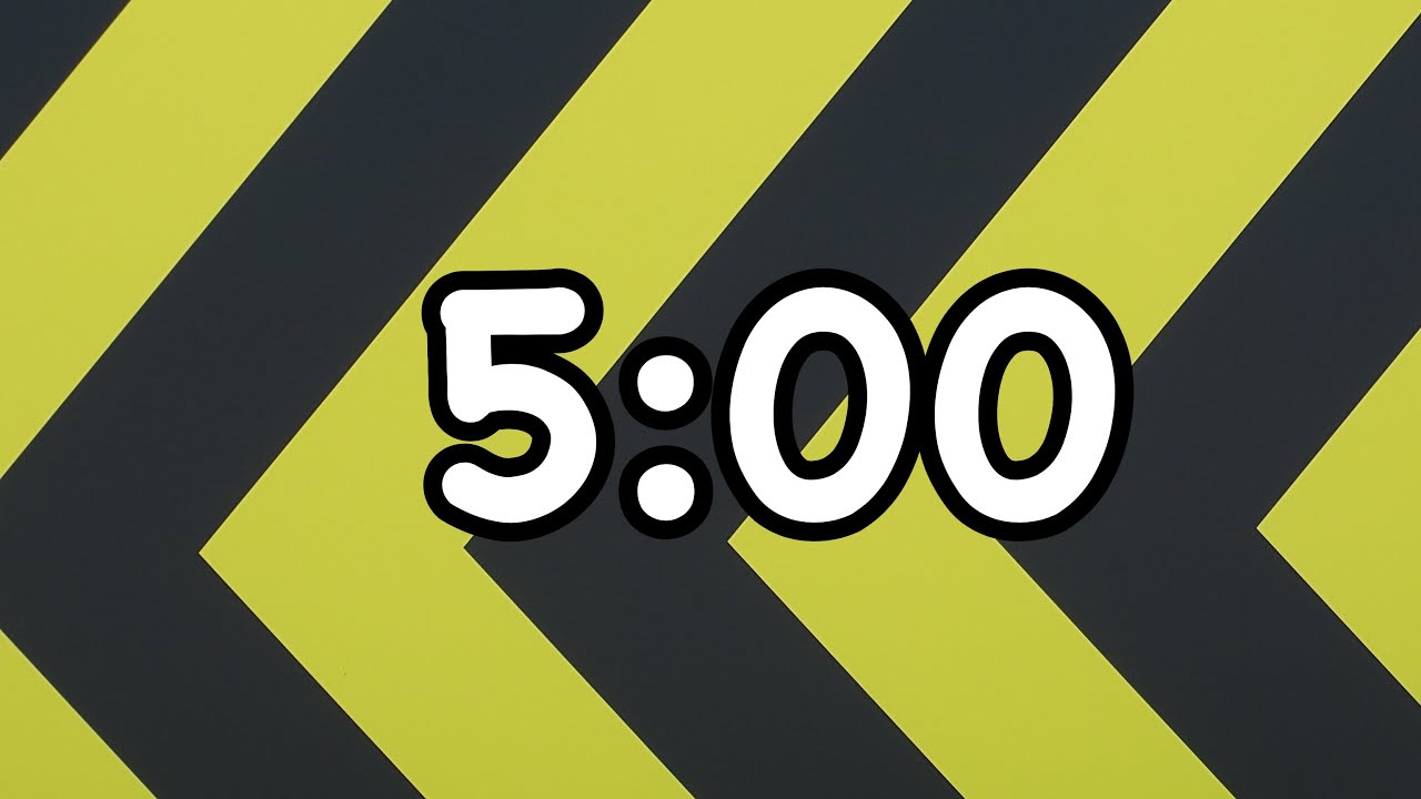 5 Minute Warning Timer with Emergency Alarm Sound Effects - YouTube