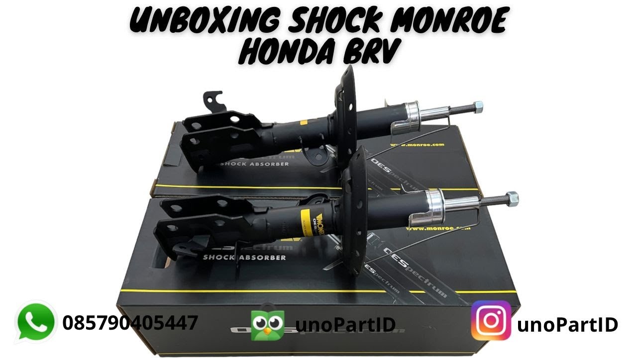 UNBOXING SHOCK ABSORBER / SHOCK BREAKER MONROE HONDA BRV by unoPart ID ...