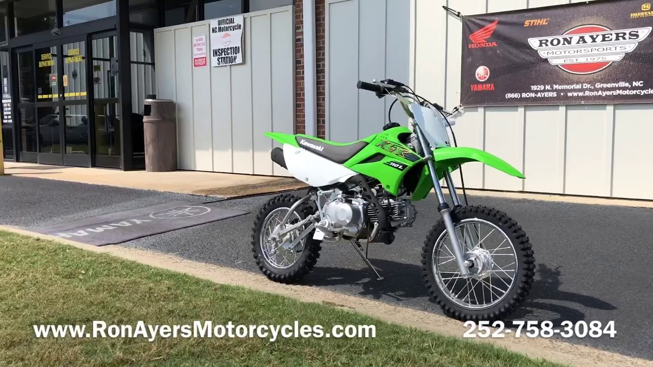 2020 Kawasaki KLX 110L - Ron Ayers Motorsports - YouTube