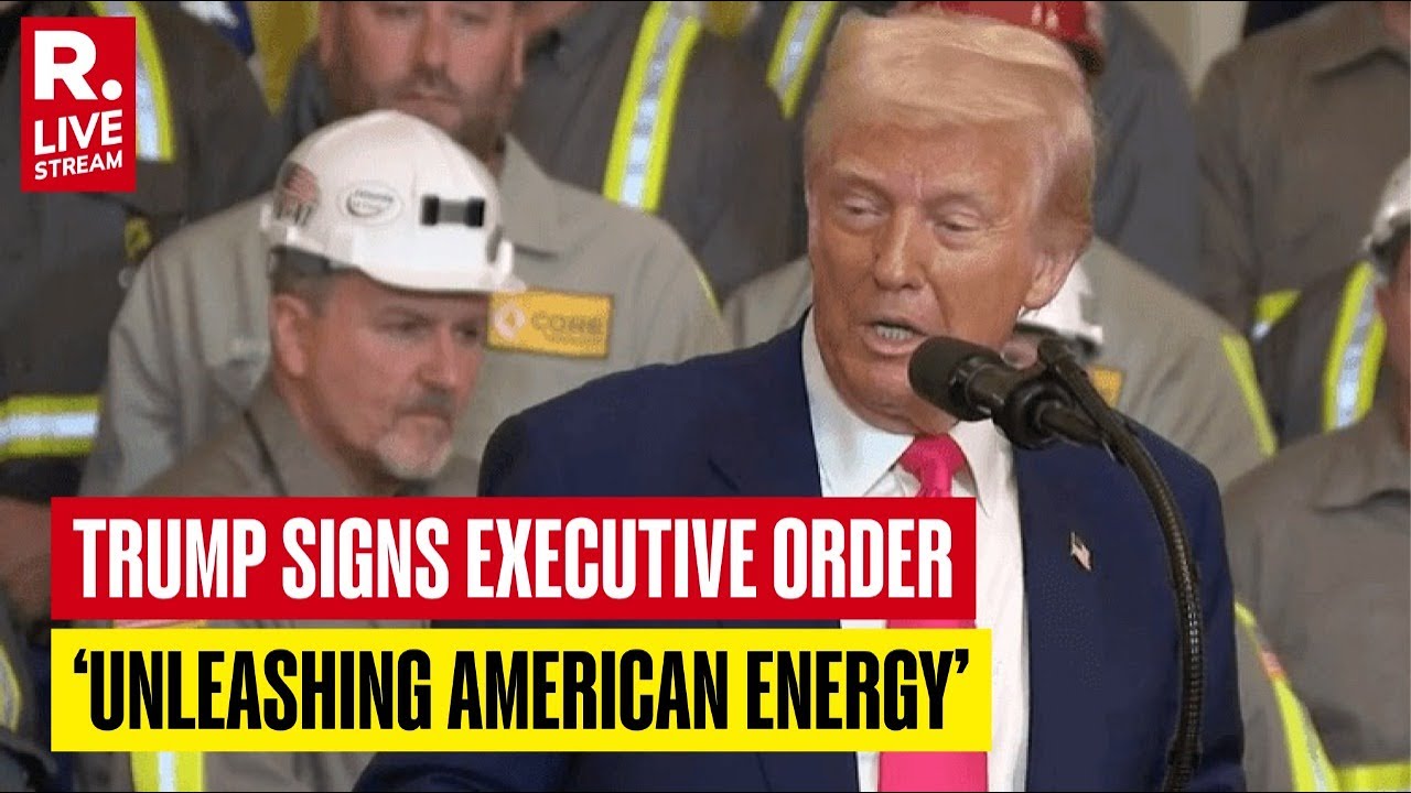 Donald Trump LIVE: US Prez Signs ‘Unleashing American Energy’ Executive ...