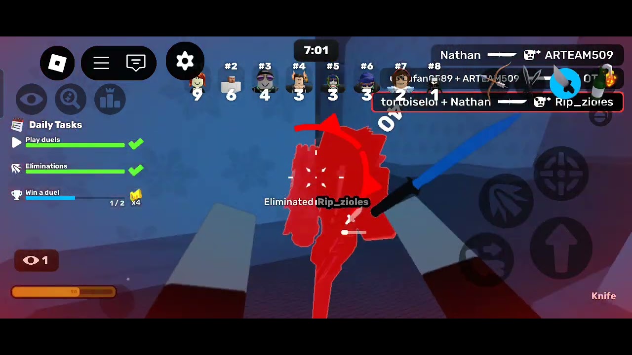 ROBLOX RIVALS But only using KNIFE - YouTube