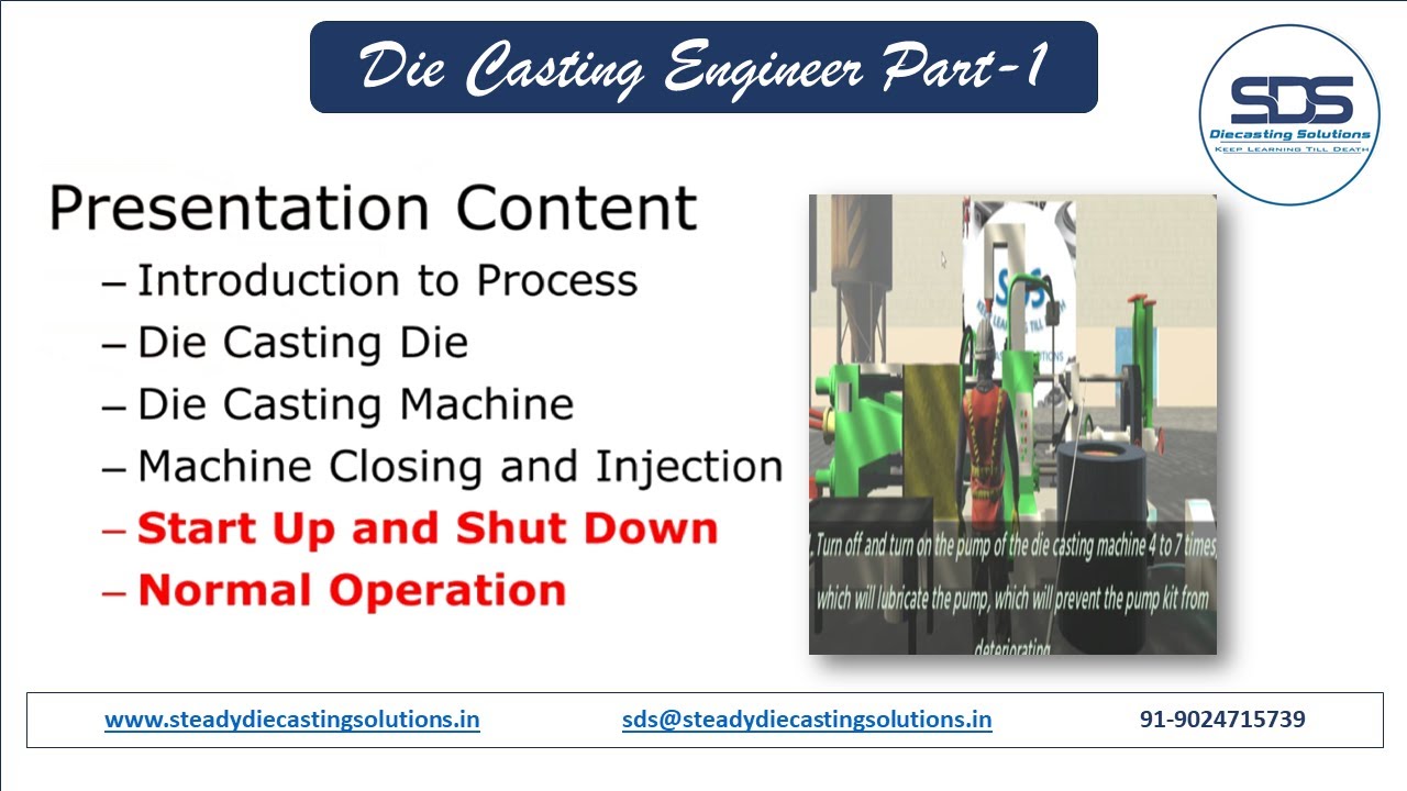 Die Casting Engineer part- 1 II English II SDS II - YouTube