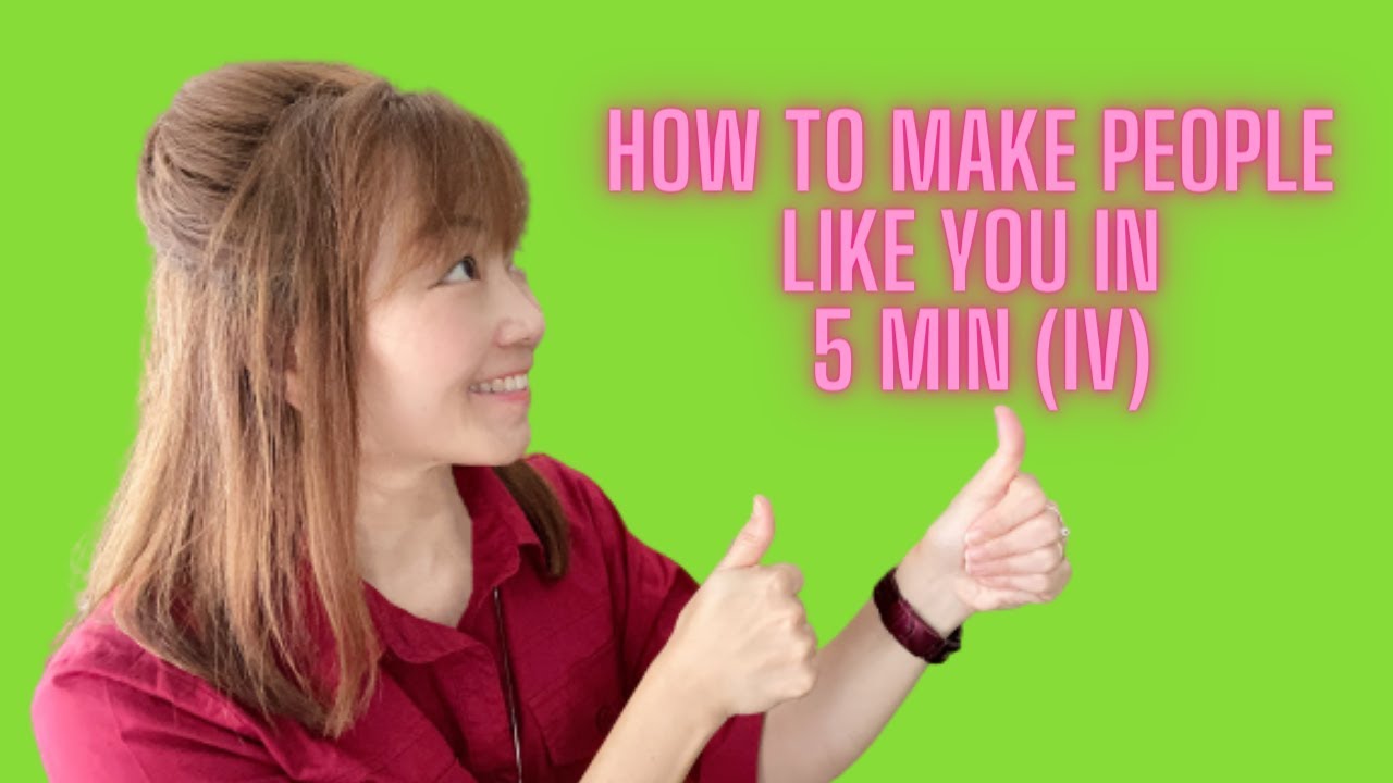 How to make people like you in 5 min (IV): Why Touch matters - YouTube
