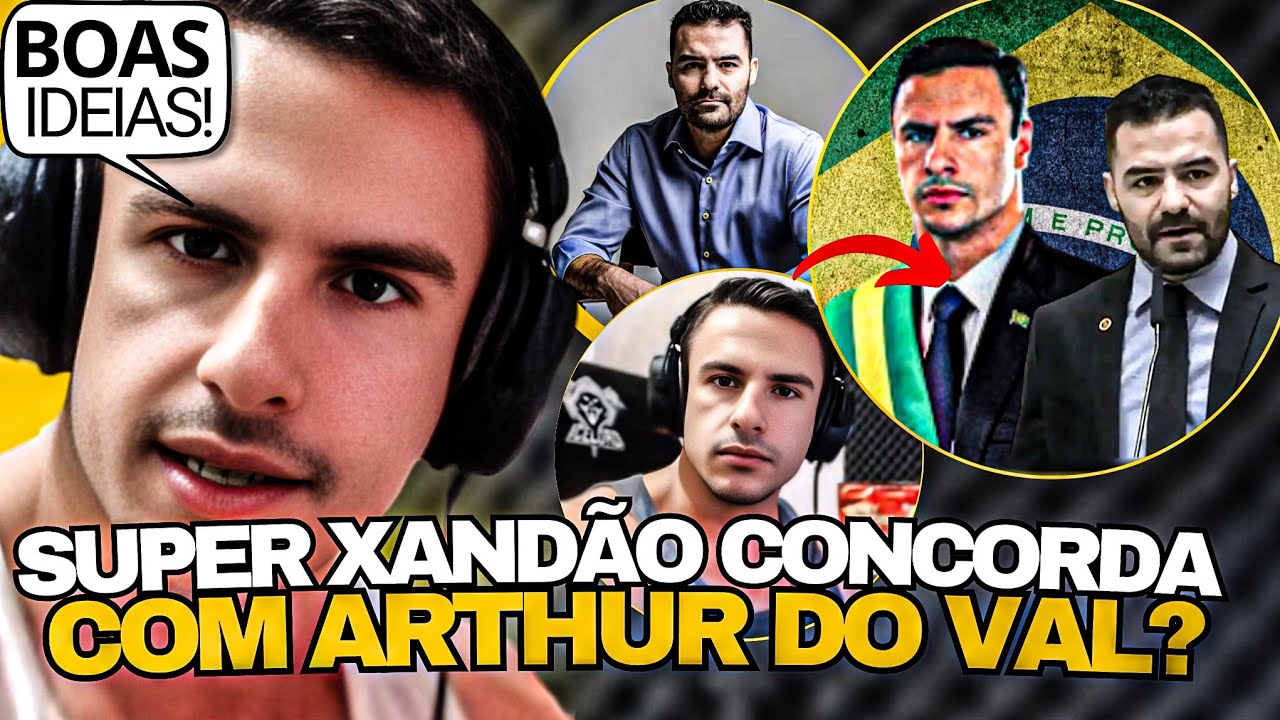 SUPER XANDÃO REAGE A ARTHUR DO VAL NO SALADACAST - EP 117 - YouTube
