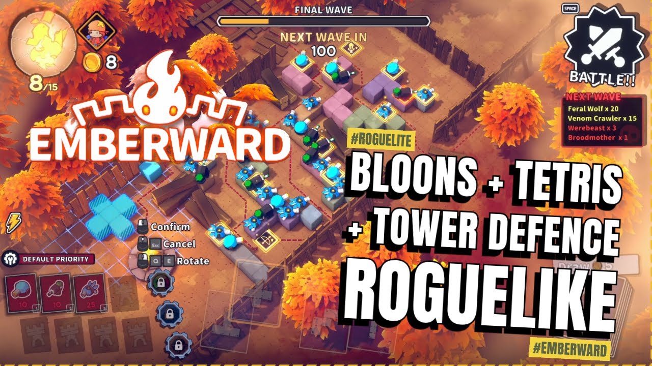 Tetris Meets Tower Defence | EmberWard - YouTube