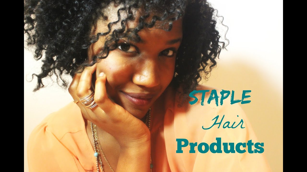 My natural hair staple products - YouTube