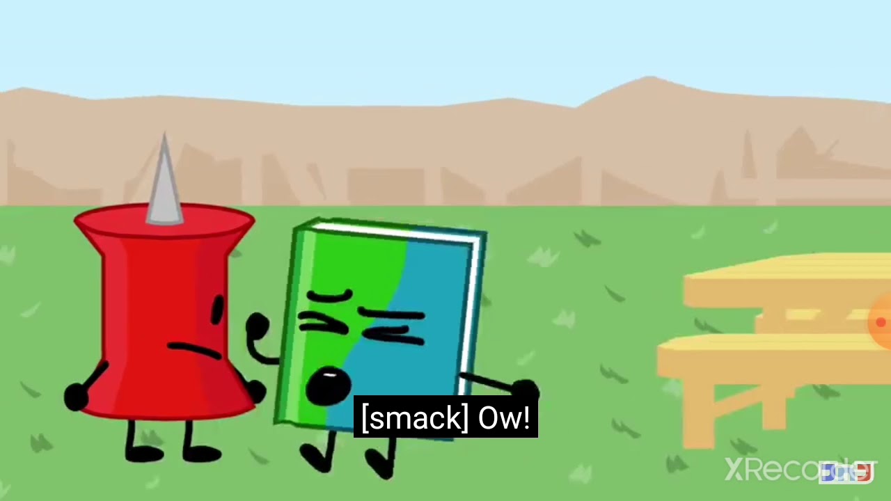 BFB 14 Pin and Book scene but the soundtrack is replaced with "Bnob ...