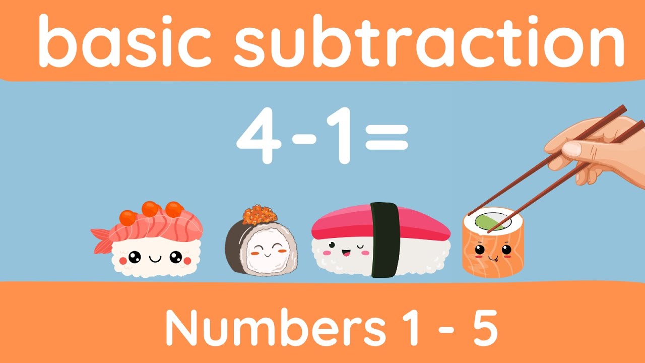 Basic subtraction - Math made easy for kids - YouTube