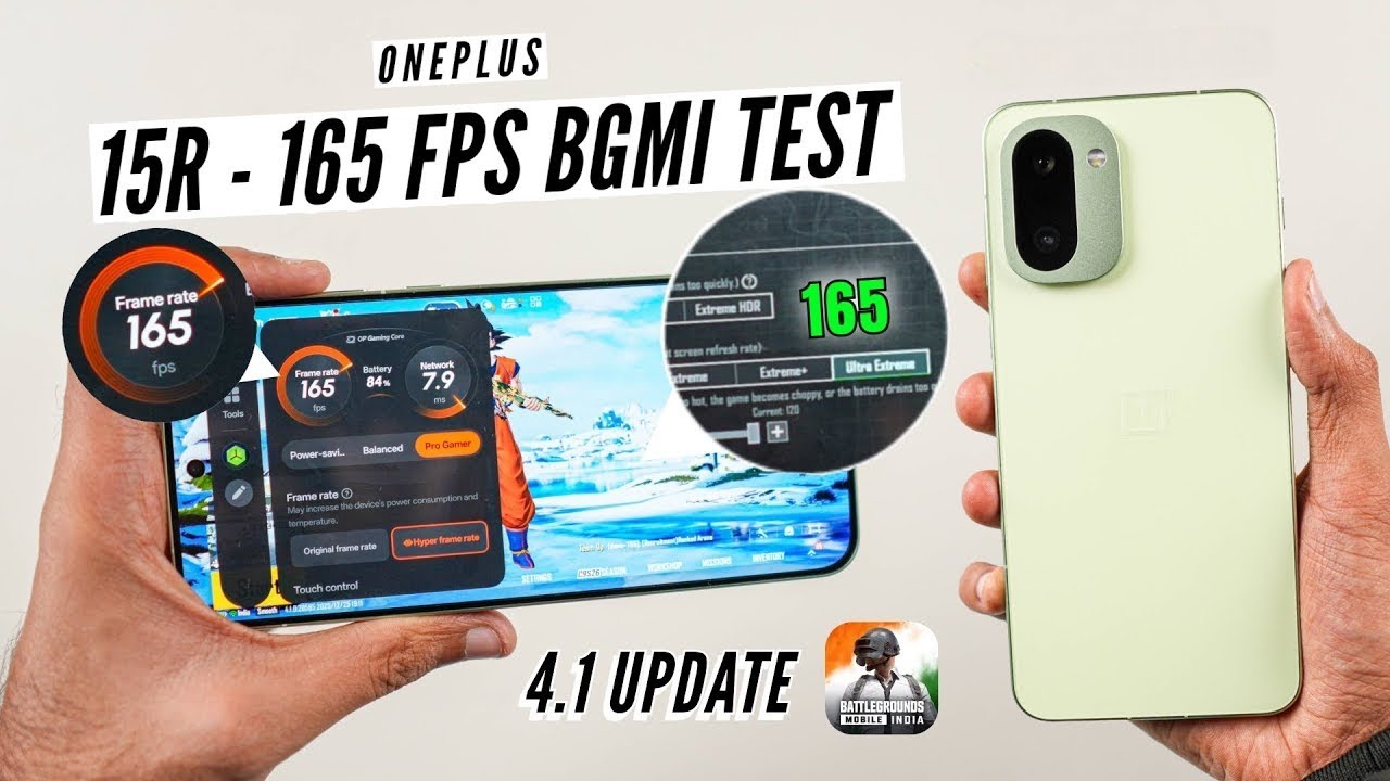 FINALLY🥳 BGMI 4.2 Update Is HERE 🔥 ONEPLUS 15R 165 FPS Test | With Fps ...