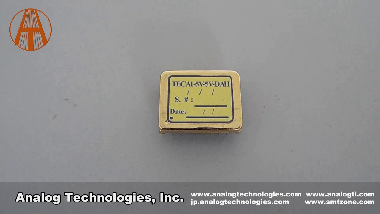 High Efficiency TEC/Peltier Controllers TECA1-5V-5V-DAH - YouTube