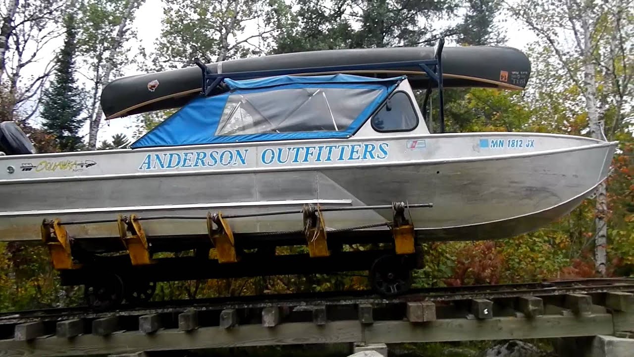 Loon Falls railroad portage - YouTube