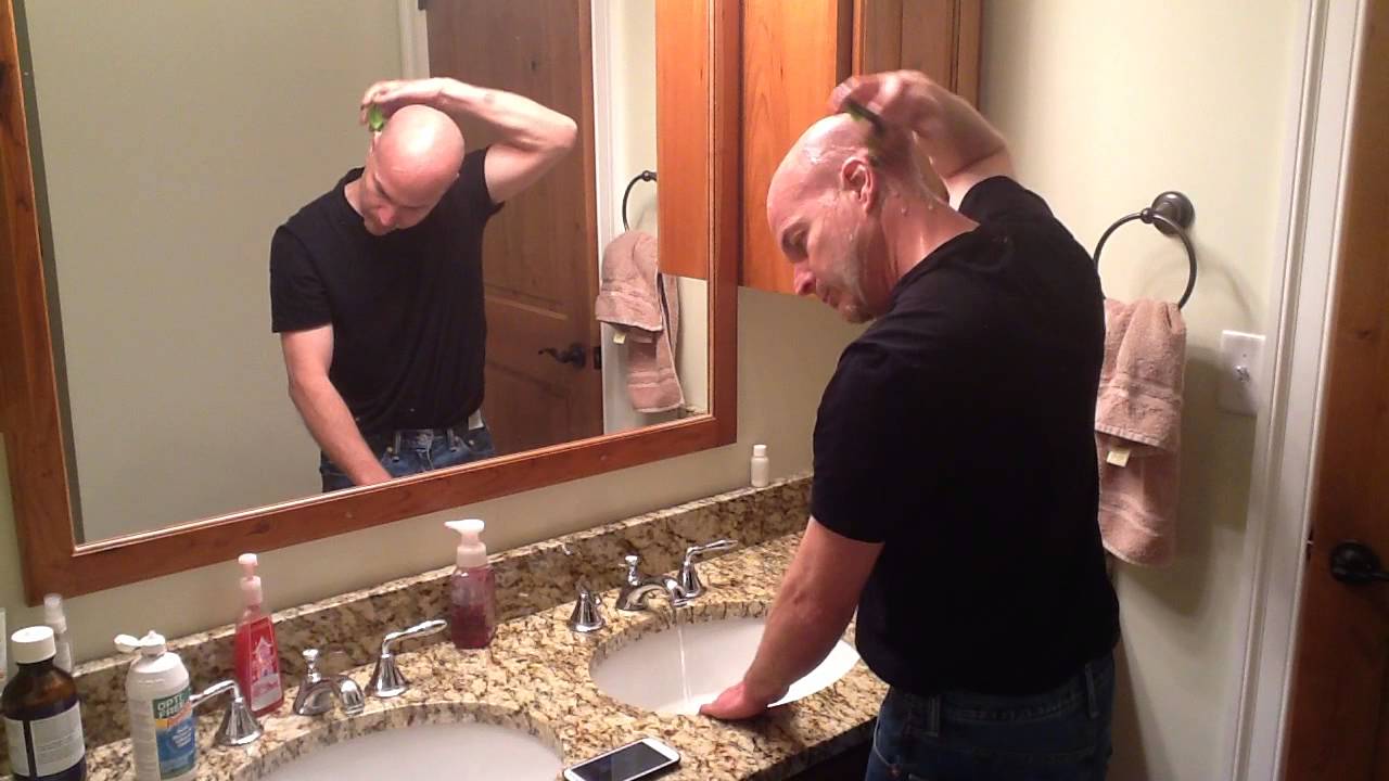 2 minute head shave with CR1000 2 in 1 shave tool - YouTube