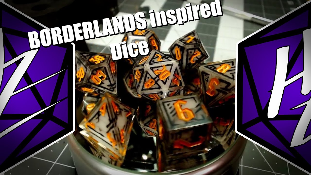 Borderlands Inspired Dice - Psycho - YouTube