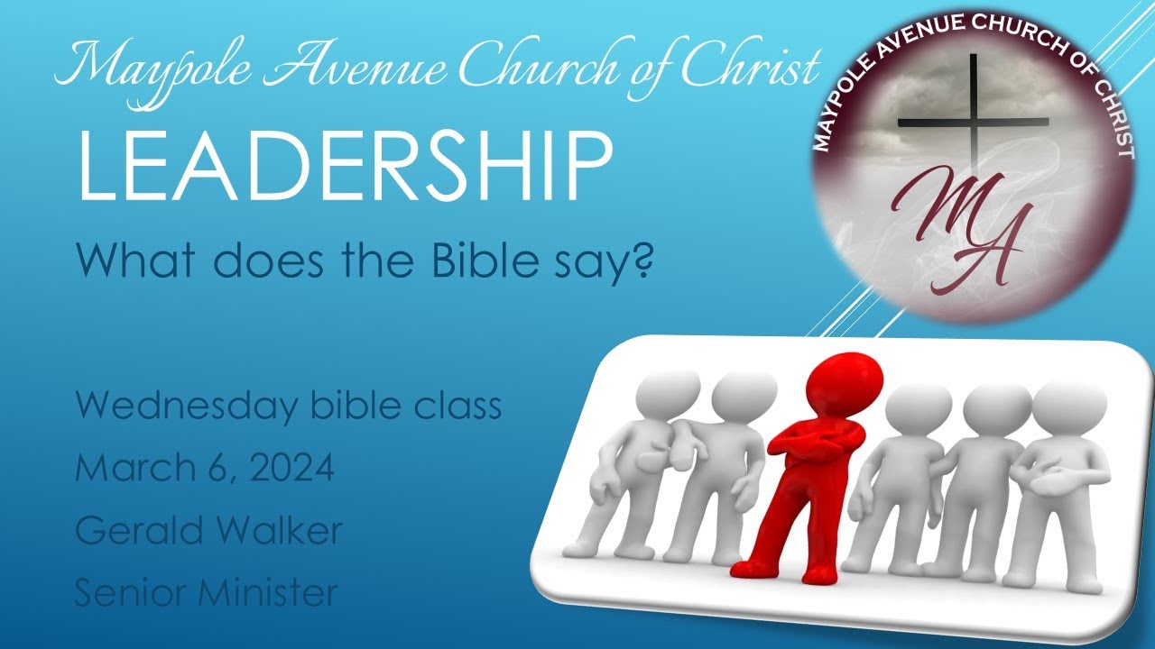 Bible Study: Leadership - What Does the Bible Say - YouTube