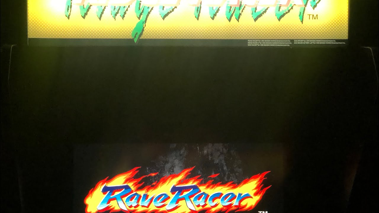 Arcade 1up Rave Racer - YouTube
