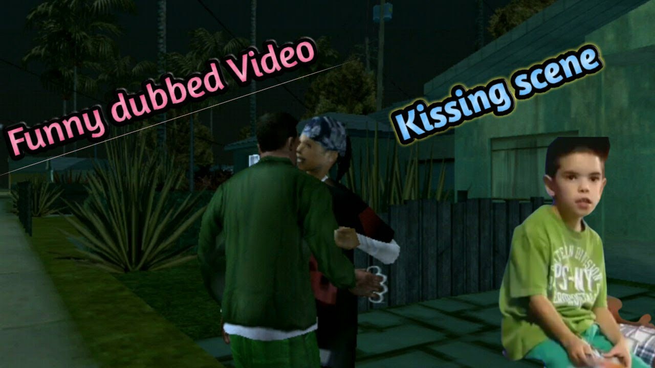 Gta San Andreas Dubbed video | kissing scene | funny Boy Act on CJ kiss ...