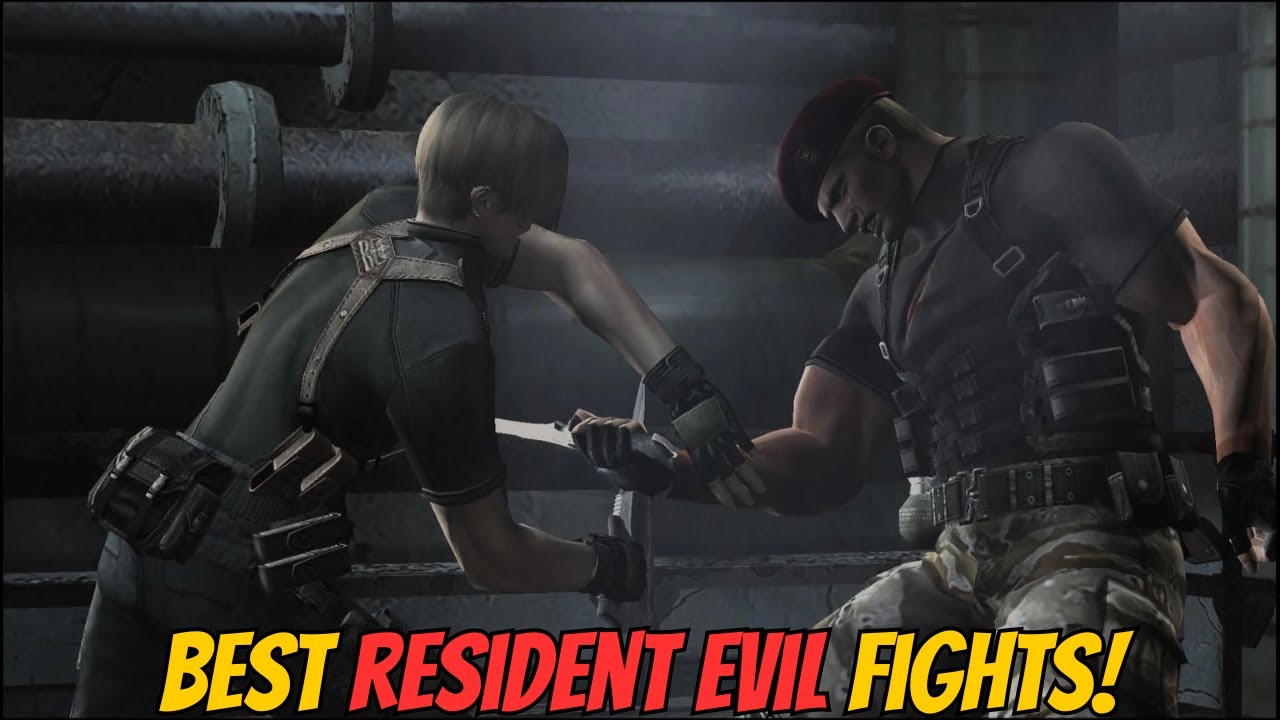 Top 10 BEST Resident Evil Cinematic Fight Scenes! - YouTube