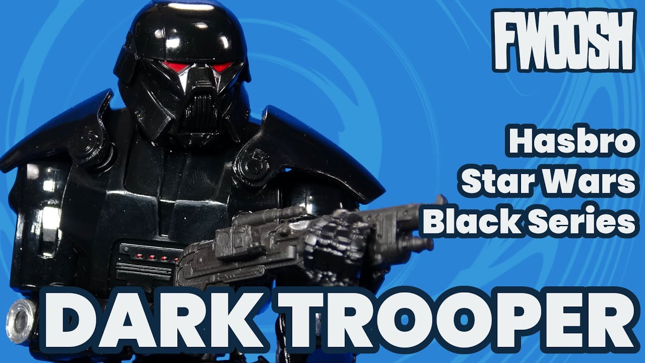 Star Wars Black Series Dark Trooper Deluxe Mandalorian Action Figure ...